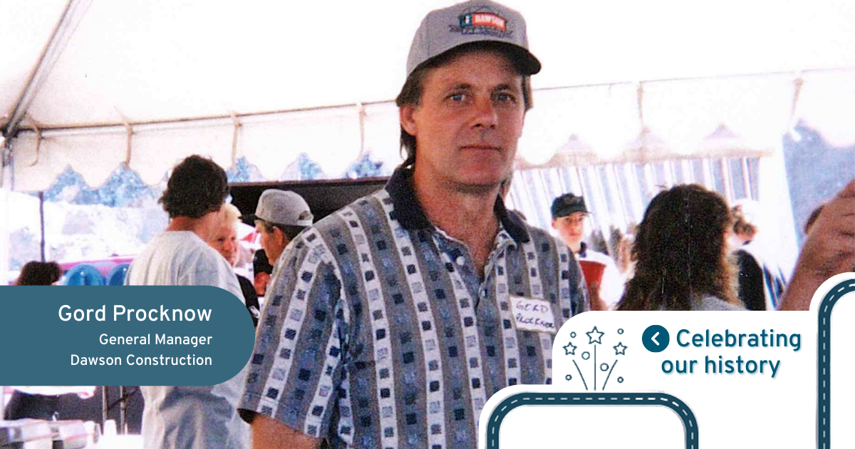 Gord Procknow's paving persevered with help from family and friends ...