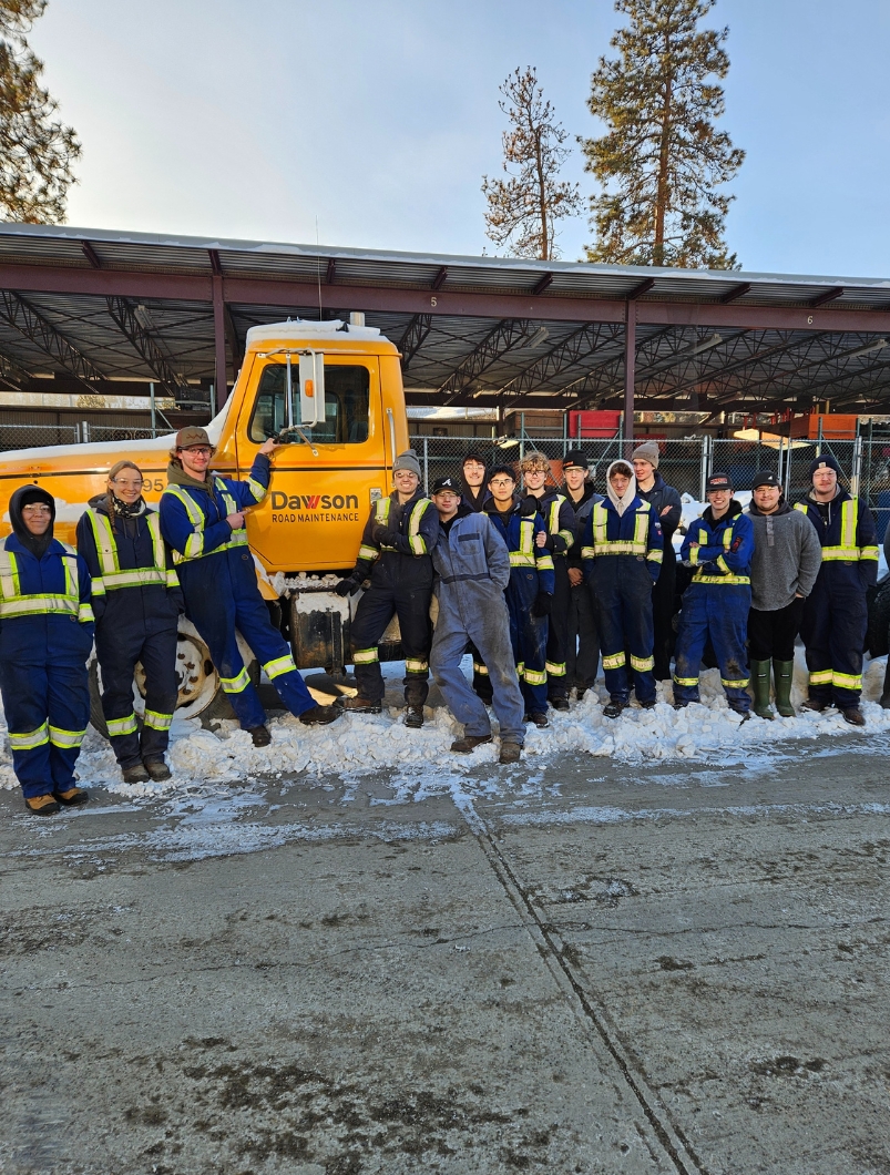 Donating decommissioned trucks to future technicians // Dawson Construction