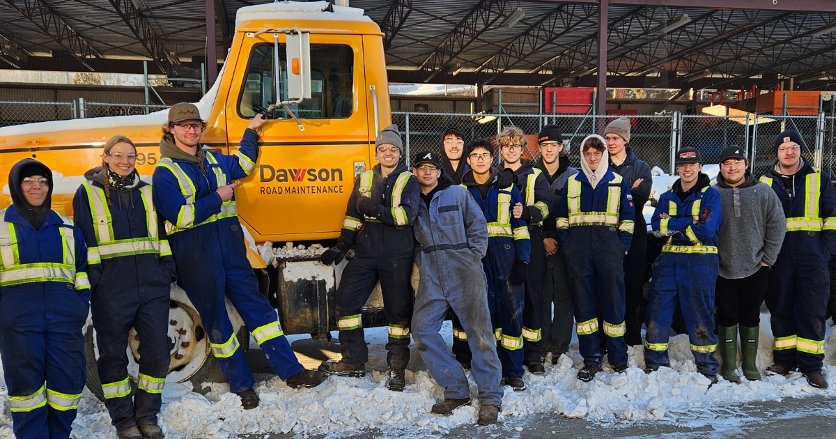 Donating decommissioned trucks to future technicians // Dawson Construction